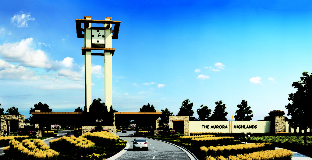 Entry Monument - The Aurora Highlands