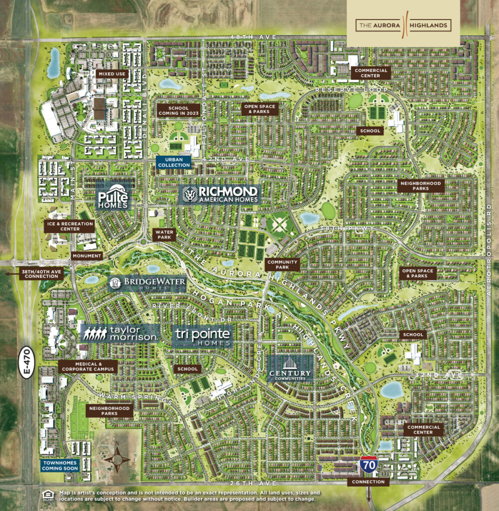 Land Plan - The Aurora Highlands