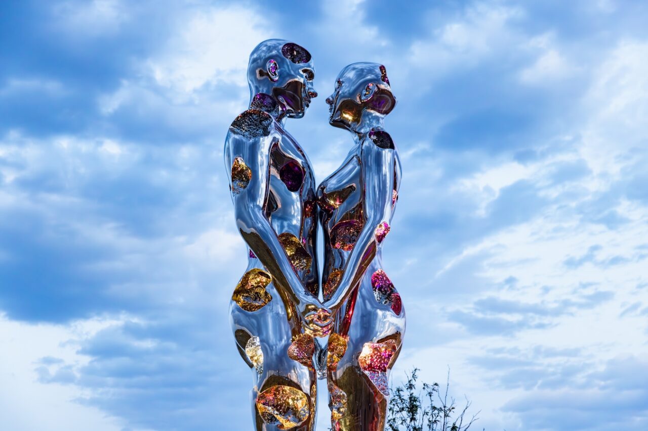 Burning Man artist's steel giant is one of many sculptures firing up ...